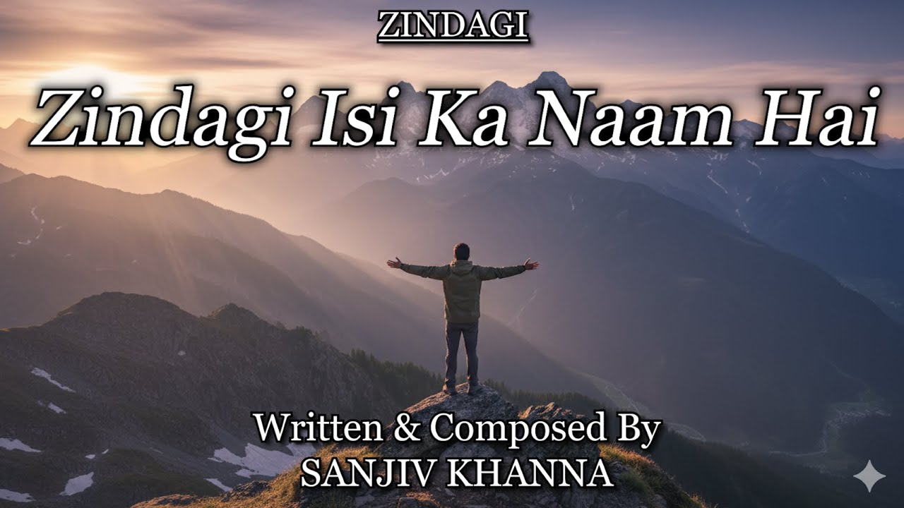 Zindagi Isi Ka Naam Hai – Inspirational Hindi Song | Zindagi Album ...