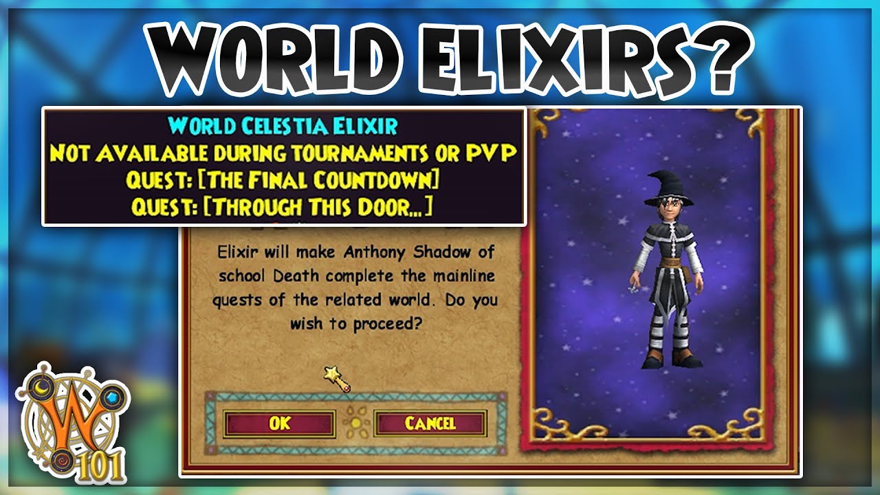 World Skip Elixirs Are Coming To Wizard101... - YouTube