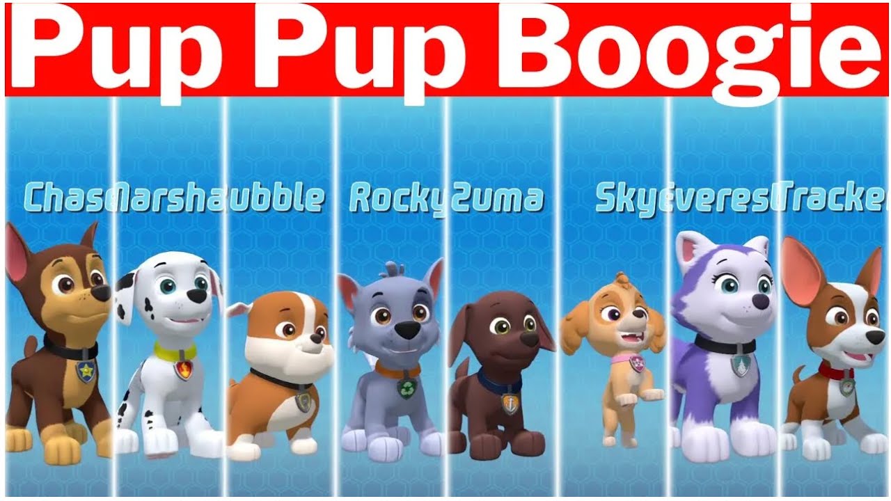 Pup Pup Boogie | Paw Patrol Dancing Game | All Pups #pawpatrol # ...