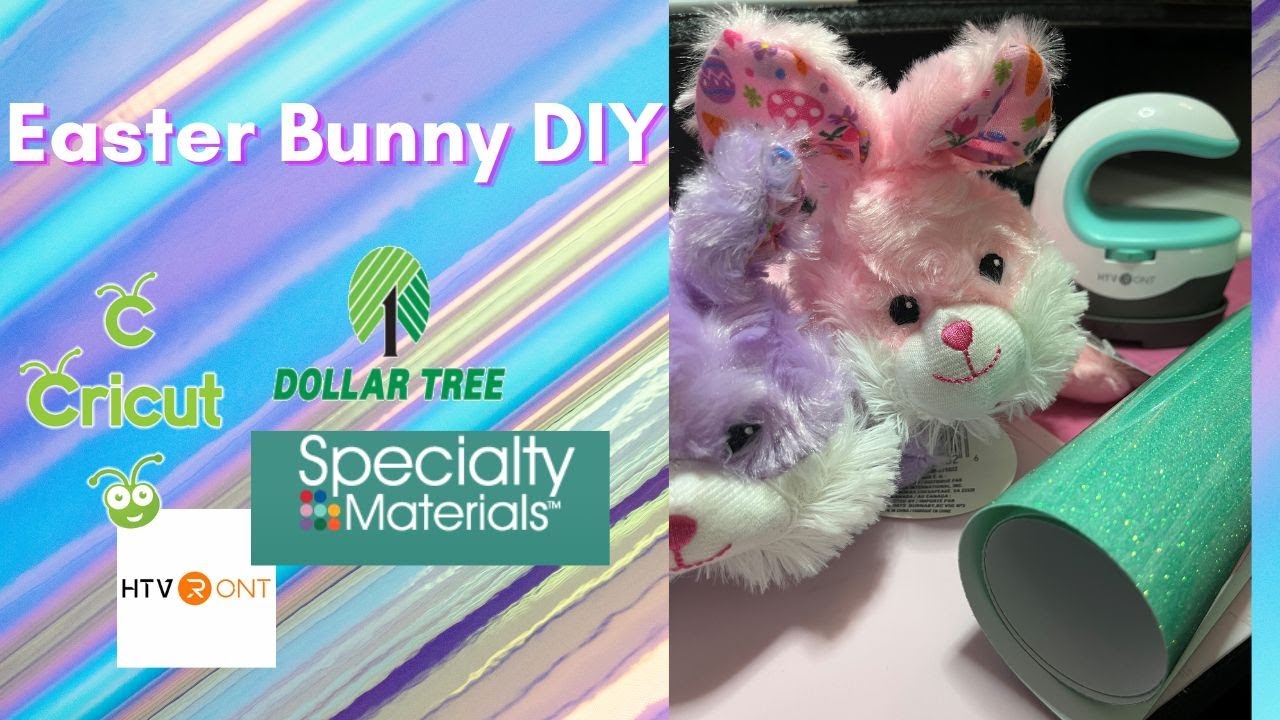 Personalized Dollar Tree Stuffed Animals with HTV - YouTube