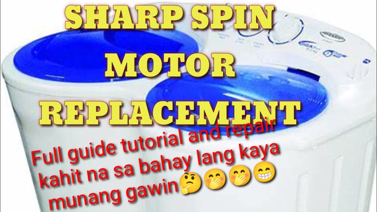 Full Tutorial and Repair Sharp Washing Machine #sharp #howto # ...