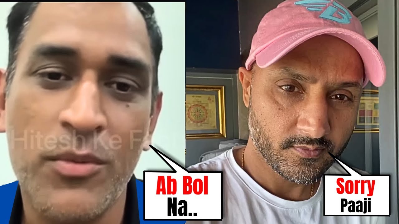 Ms Dhoni Got Angry On Harbhajan Singh On Video Call After He Trolled ...