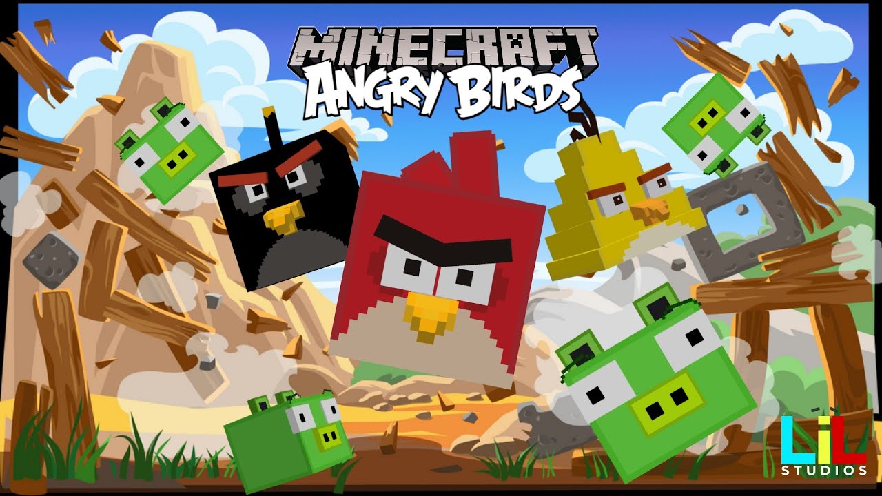 MCPE LiL's Angry Birds Addon v3.0 | Download - YouTube