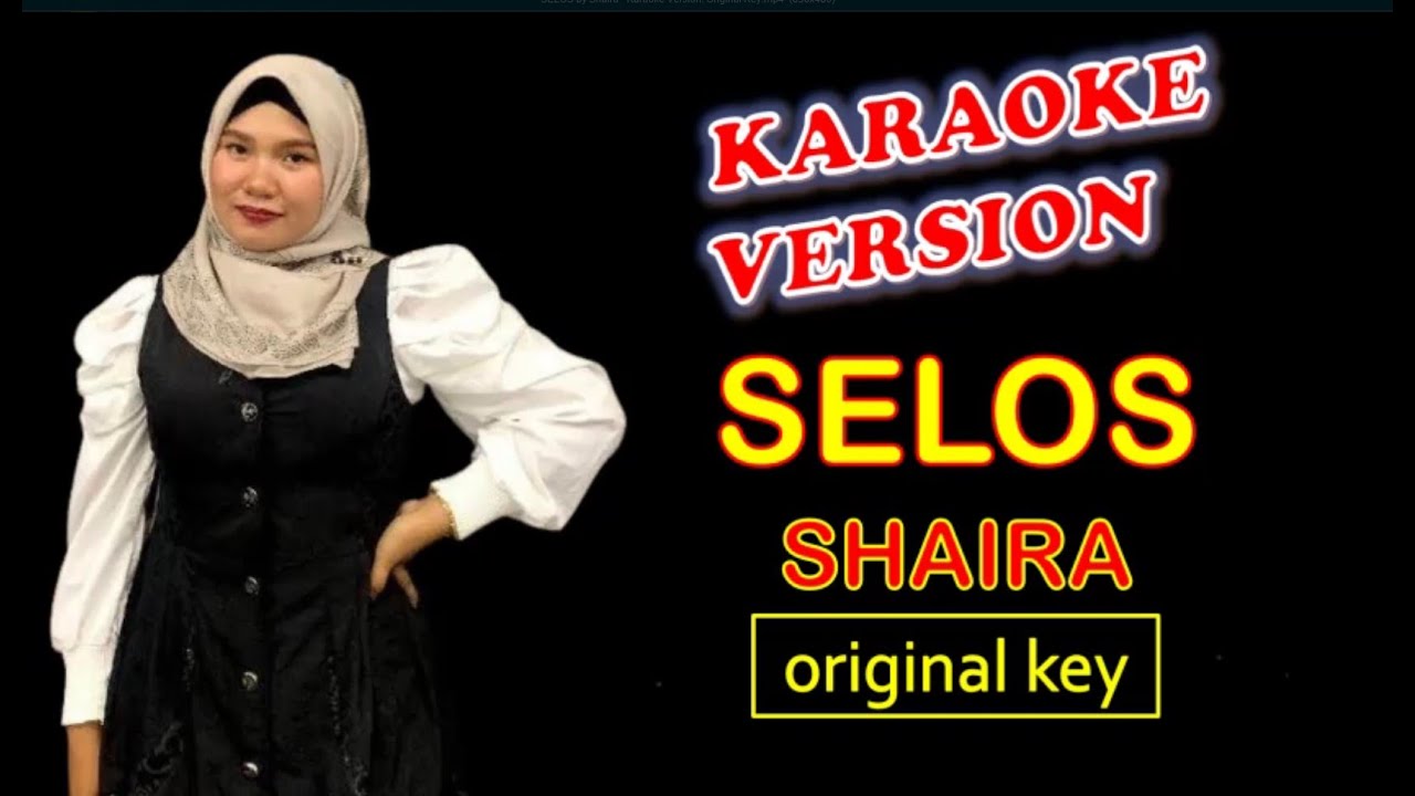 SELOS by Shaira - Karaoke Version, Original Key - YouTube