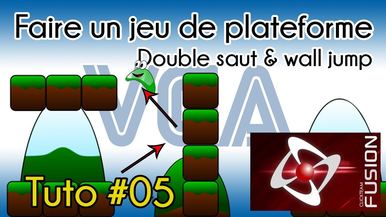 Faire un jeu de plateforme avec Clickfusion #05 - YouTube
