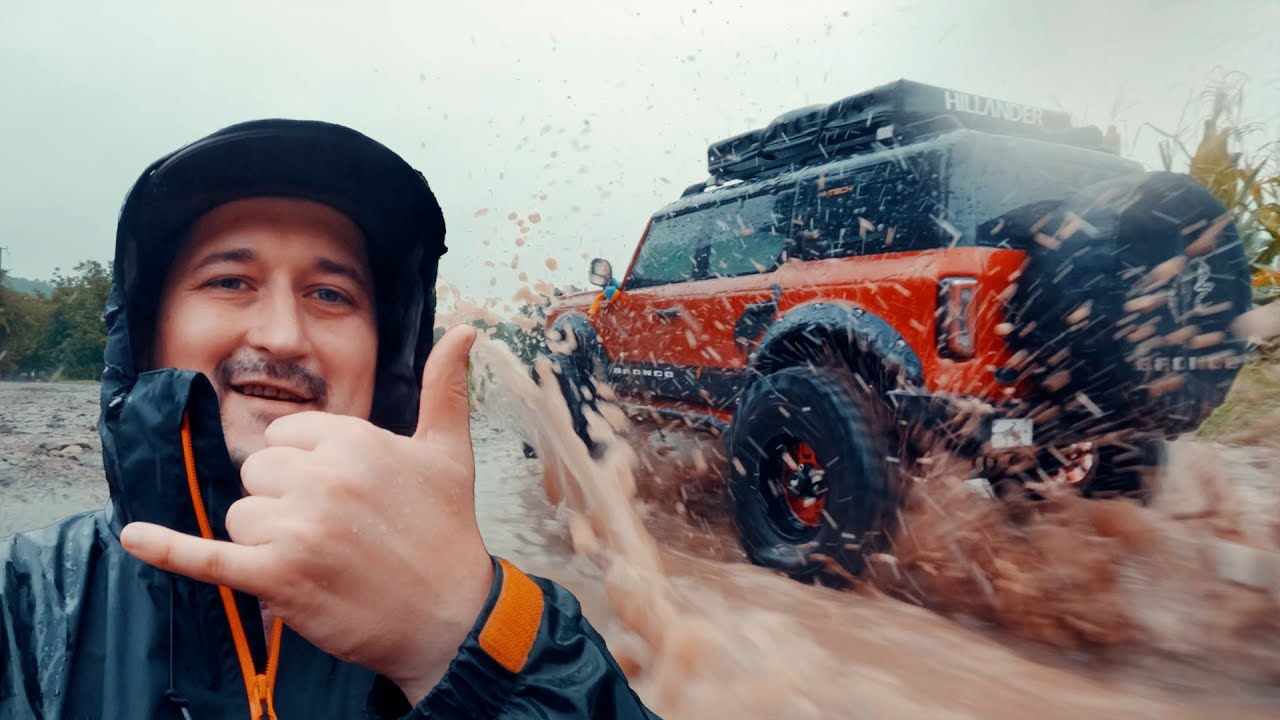 How to Get Wet Footage In The Rain TRX4 Bronco 2021 GoPro Hero 10 - YouTube