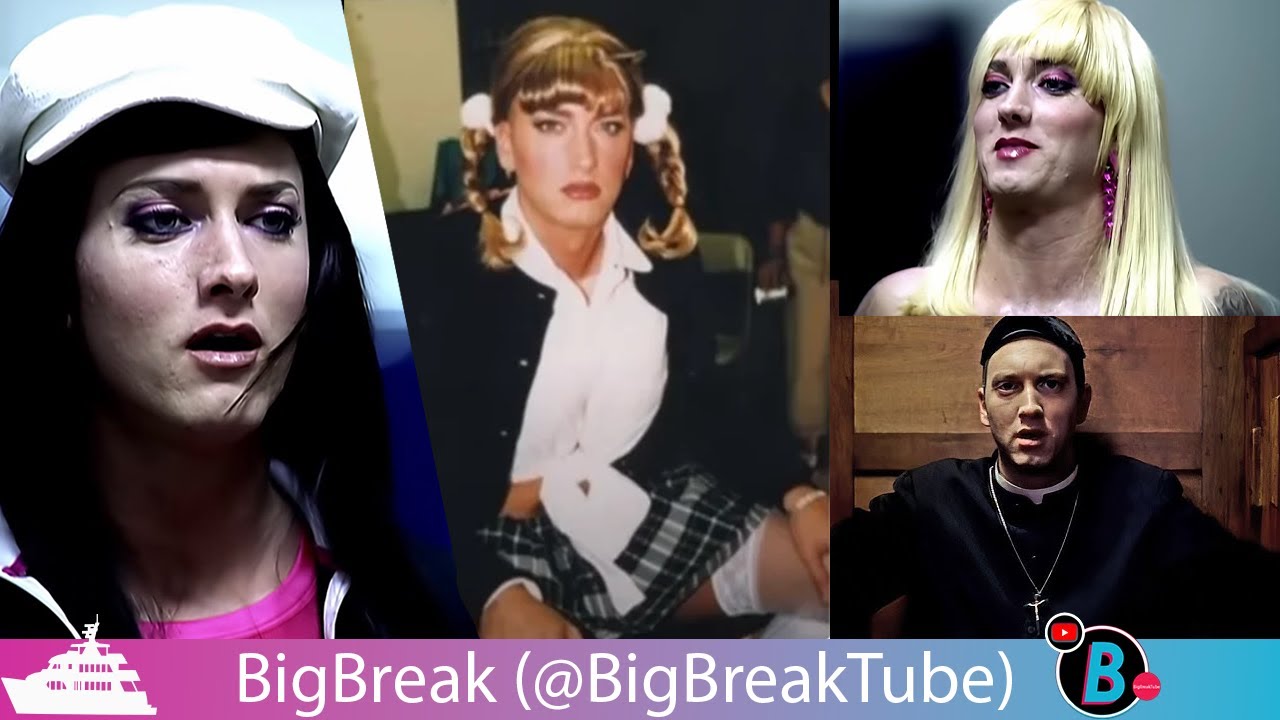 Eminem's Funniest And Most Iconic Characters In Music Videos - YouTube