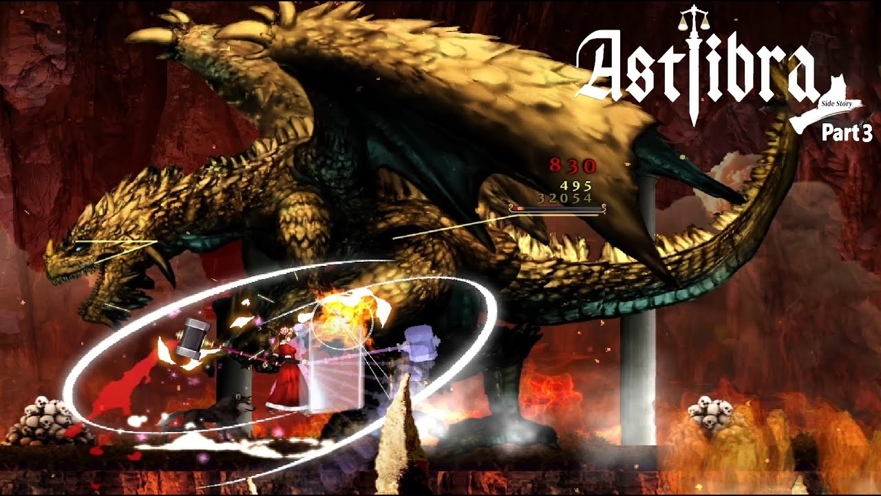 ASTLIBRA Gaiden: The Cave of Phantom Mist (Hell) Part 3 Volcano & Earth ...