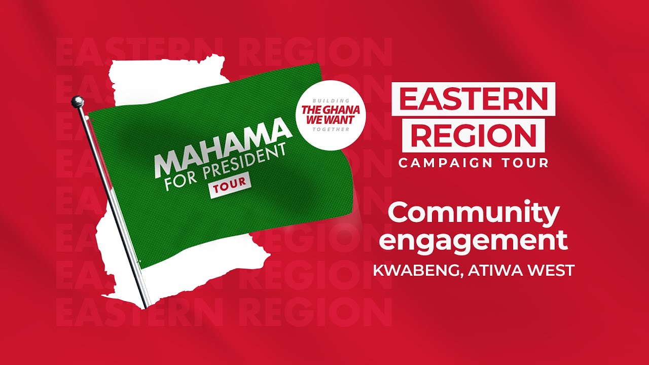 WATCH LIVE | ⁠⁠Mahama campaign holds community engagement at Kwabeng ...