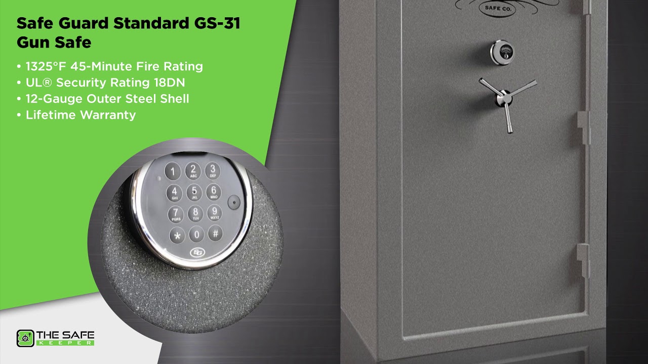 Safe Guard Standard GS-31 Gun Safe - YouTube