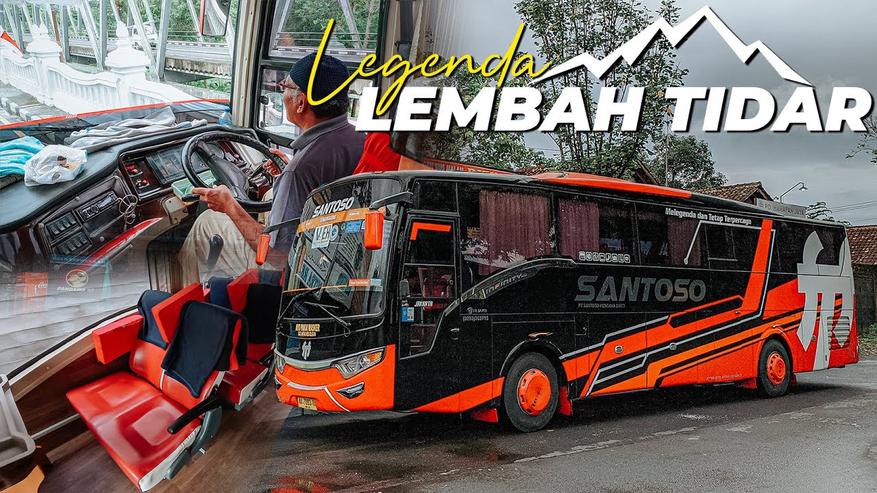 KASIHAN...CUMA BAWA SATU PENUMPANG TETAP BERANGKAT ! Trip Po Santoso ...