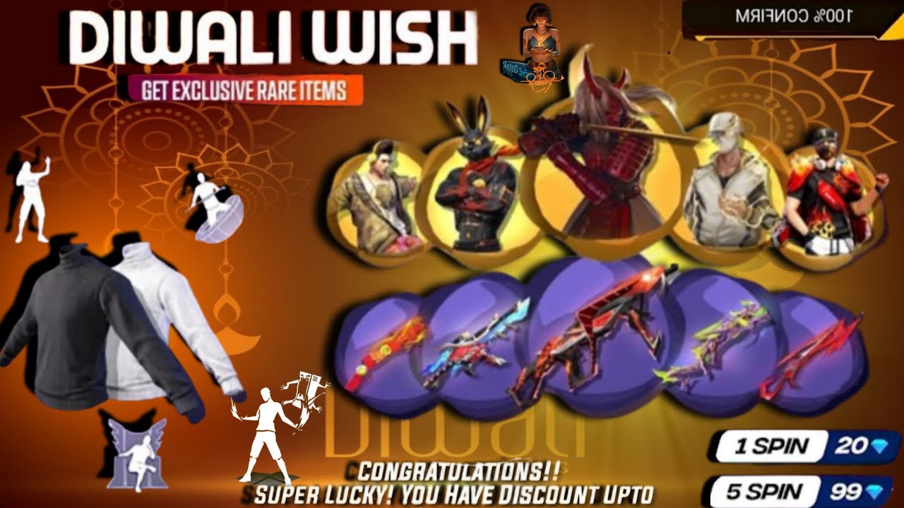 DIWALI 50% OFF GIFT STORE EVENT 🔥 | FREE FIRE NEW EVENT | NEXT ARRIVAL ...