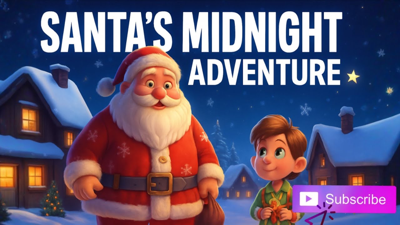 SANTA’S MIDNIGHT ADVENTURE / BEDTIME STORIES / KIDS STORY /CHRISTMAS ...