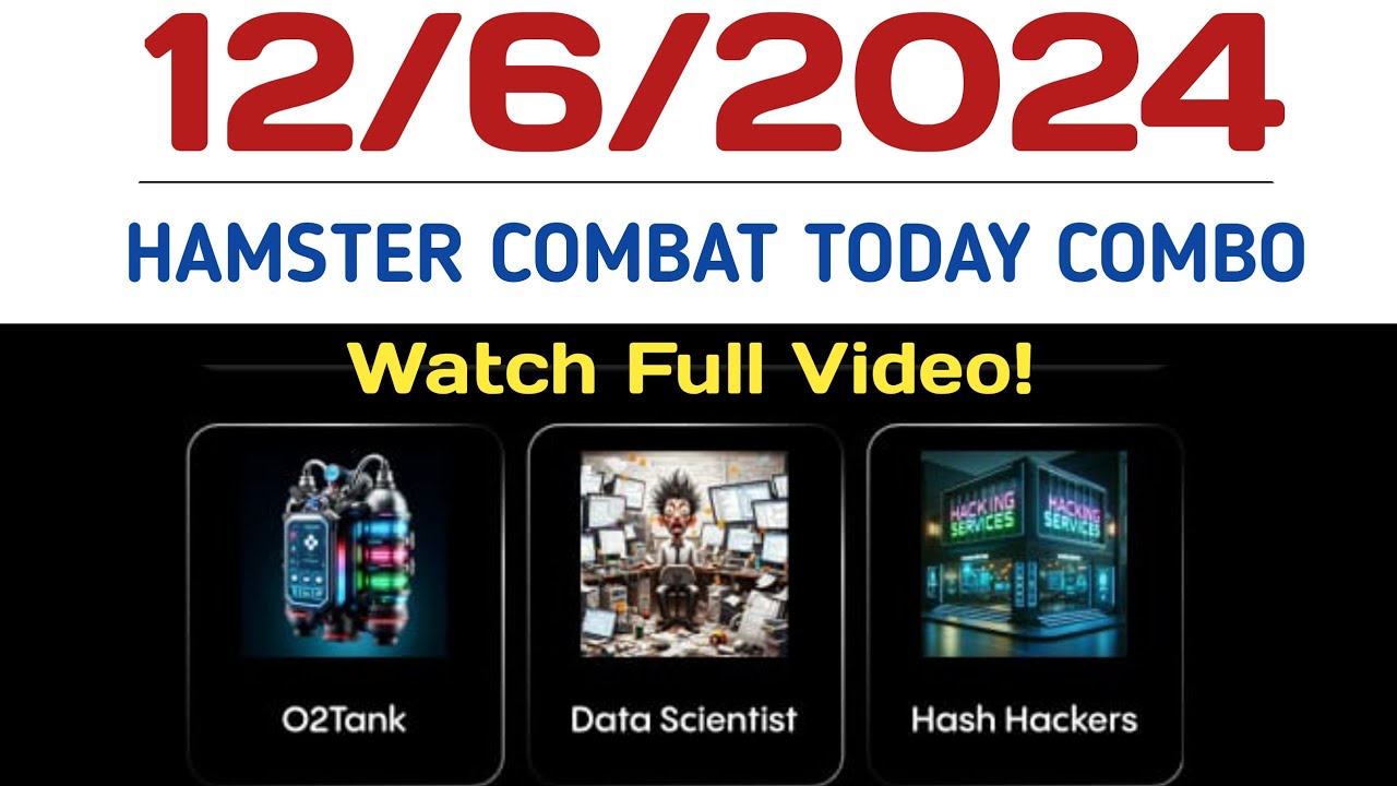 Daily Combo Cards 12th June Hamster Combat today combo new today # ...