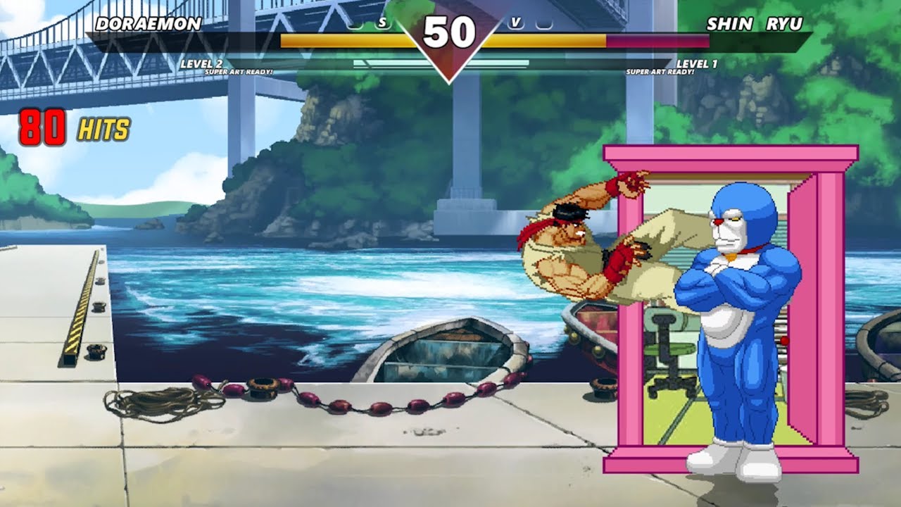 DORAEMON VS SHIN RYU - AMAZING LEVEL INSANE FIGHT! - YouTube