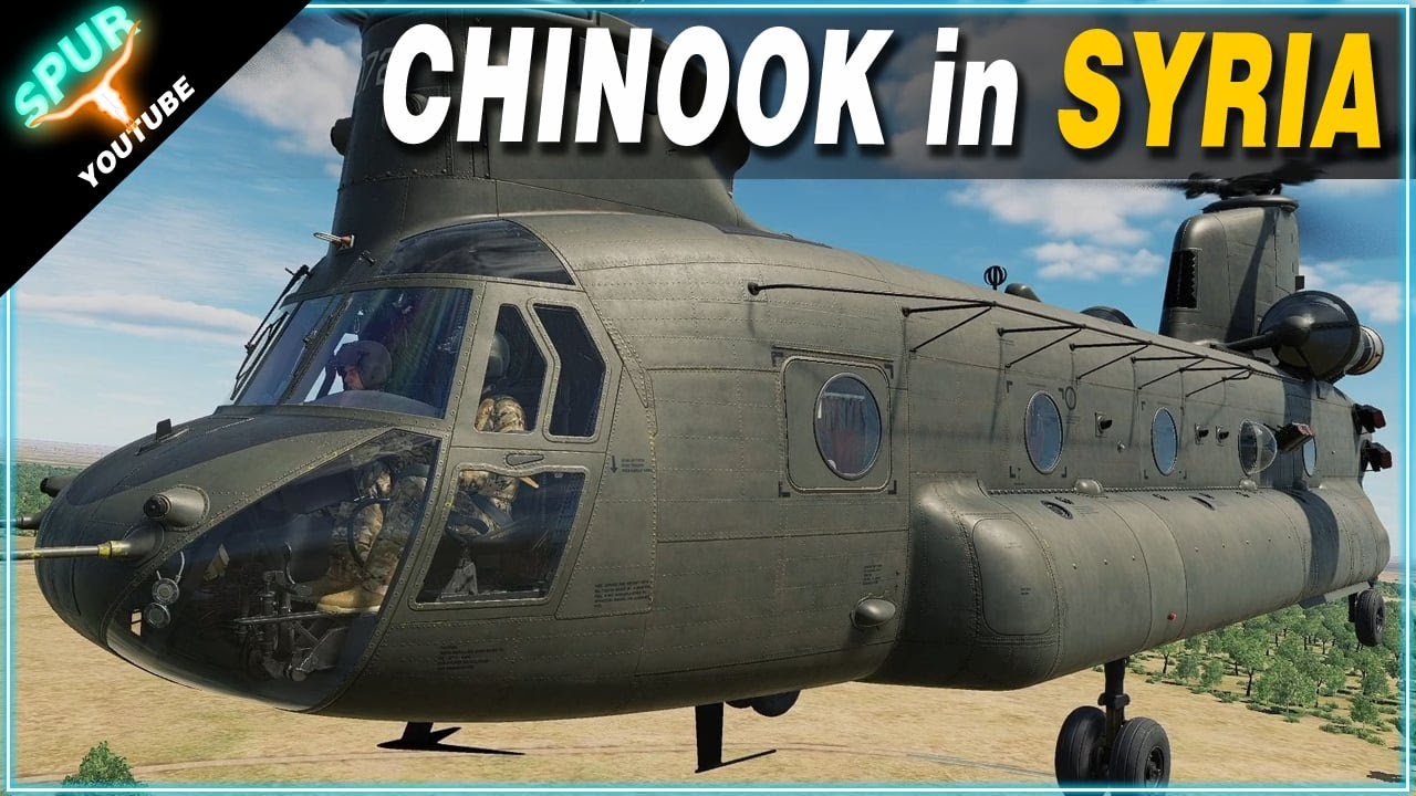 Chinook Combat in Syria: Grayflag Syria Multiplayer PvE - DCS - YouTube