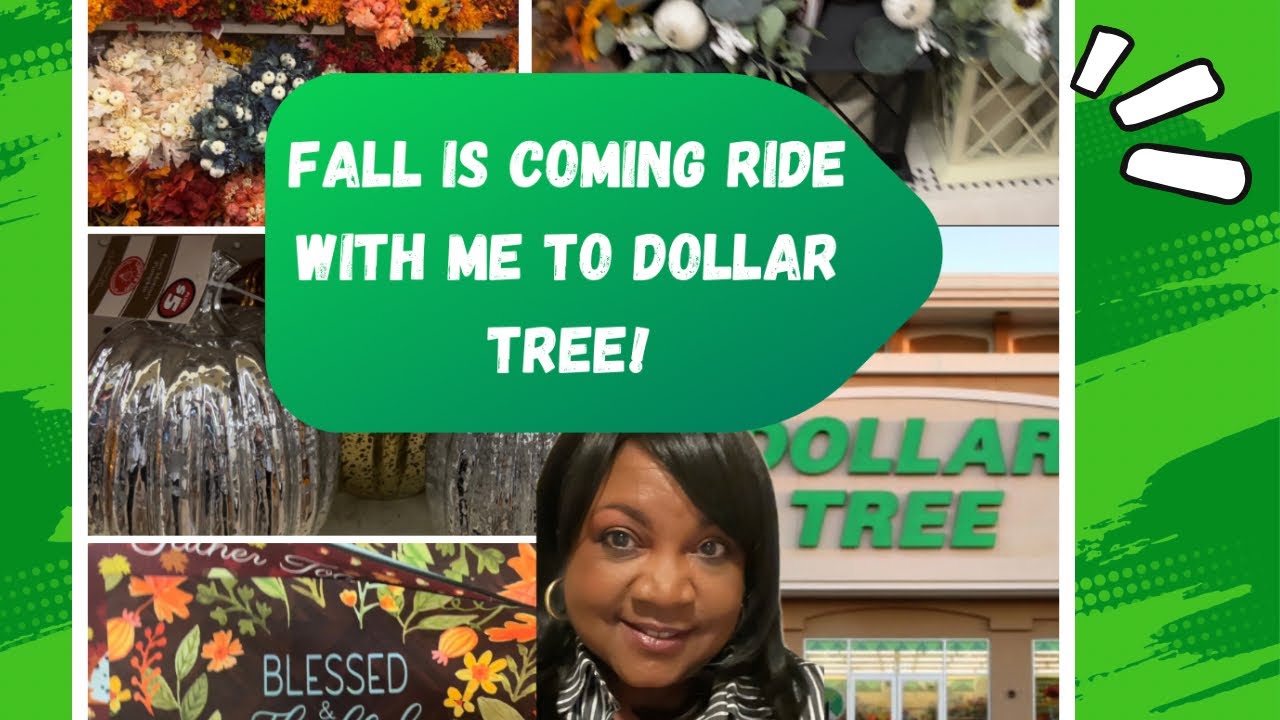 Dollar Tree Quick Stop for Fall! - YouTube
