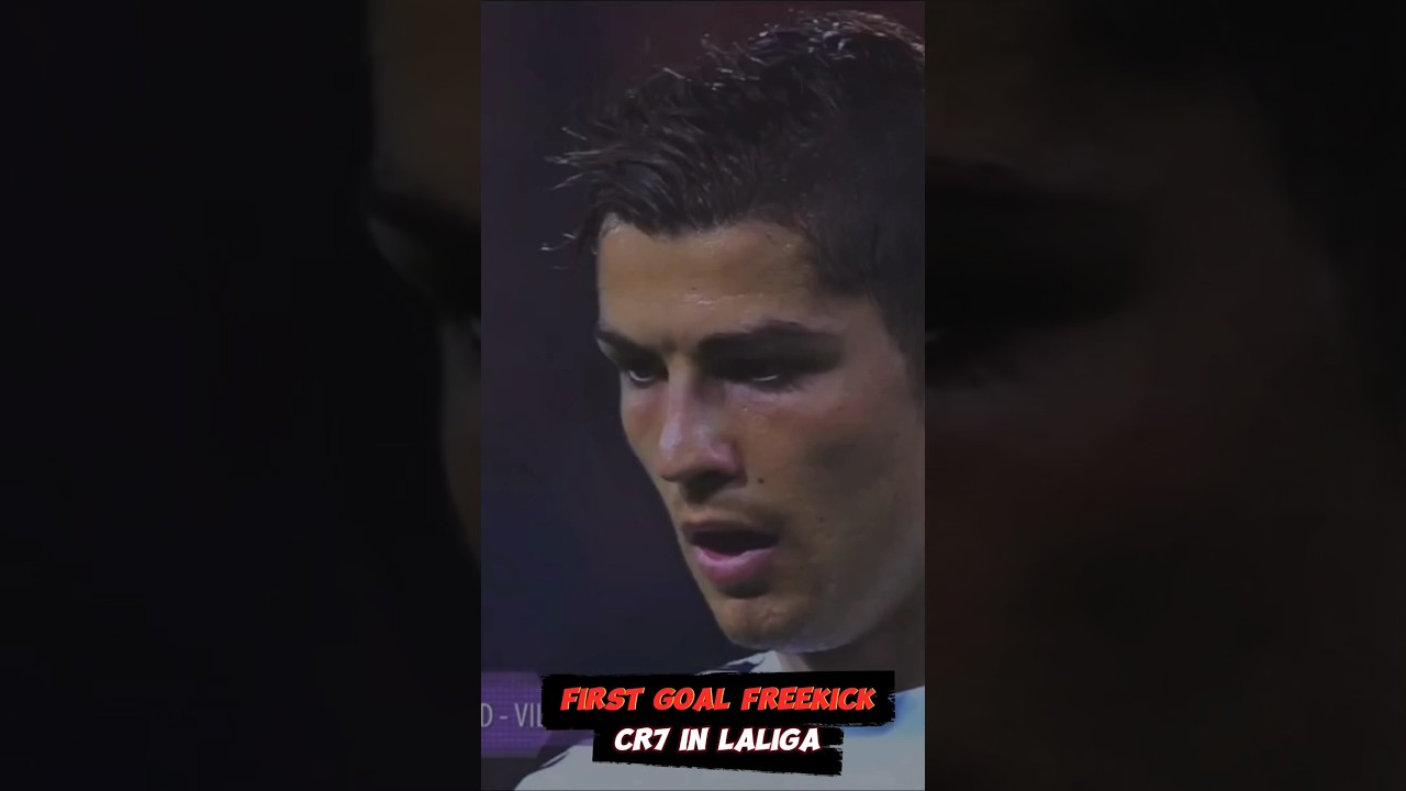 FIRST GOAL FREE KICK BANG DODO CR 7 DI LA LIGA #foryou #football #cr7 # ...
