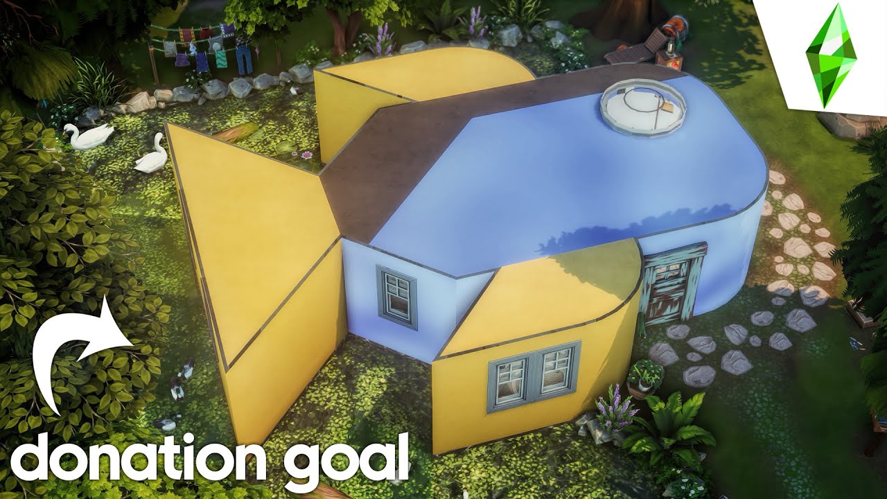 On a fait une maison poisson (oui c'est Dory) | Les Sims 4 - YouTube