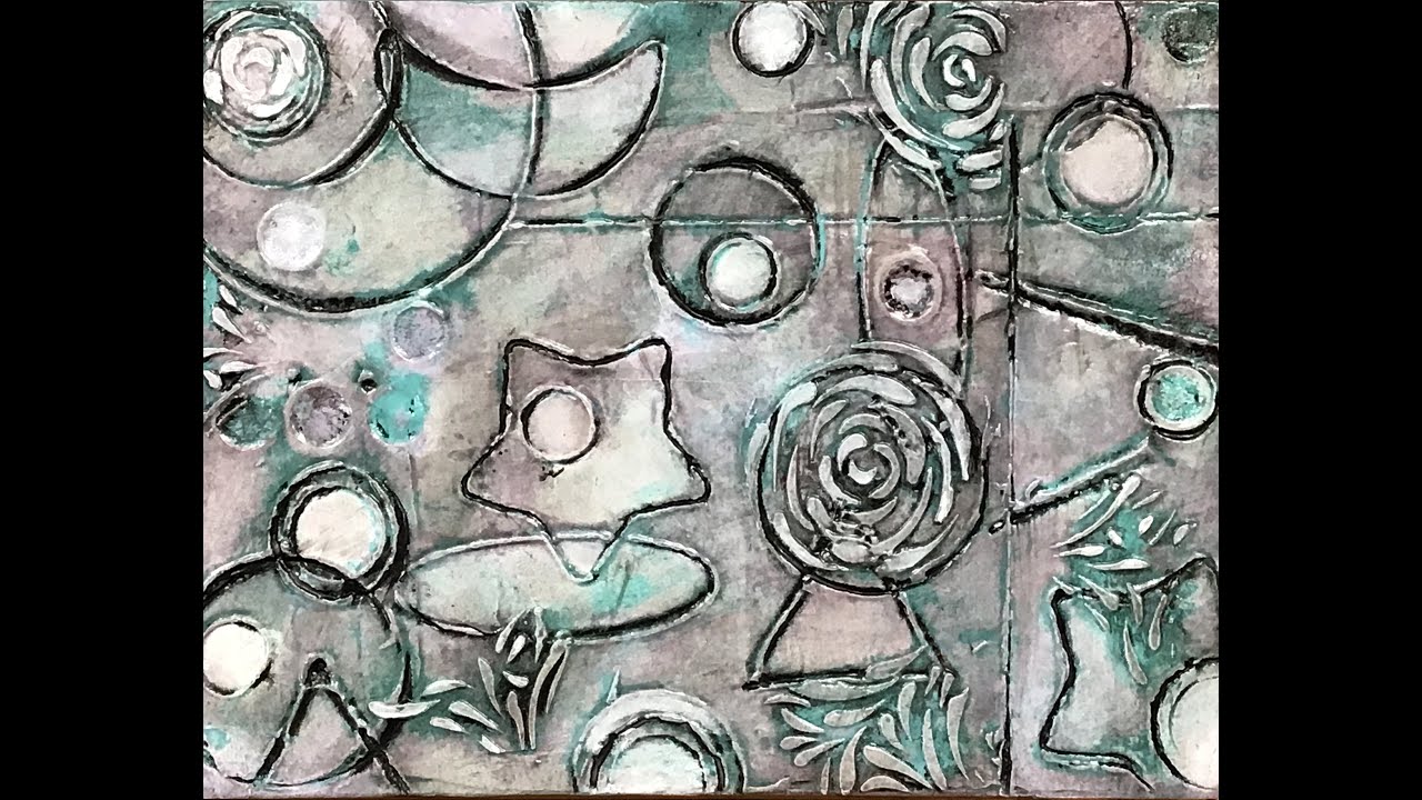 Acrylic Art | Dimensional Technique Tutorial | 7 Day Process - YouTube