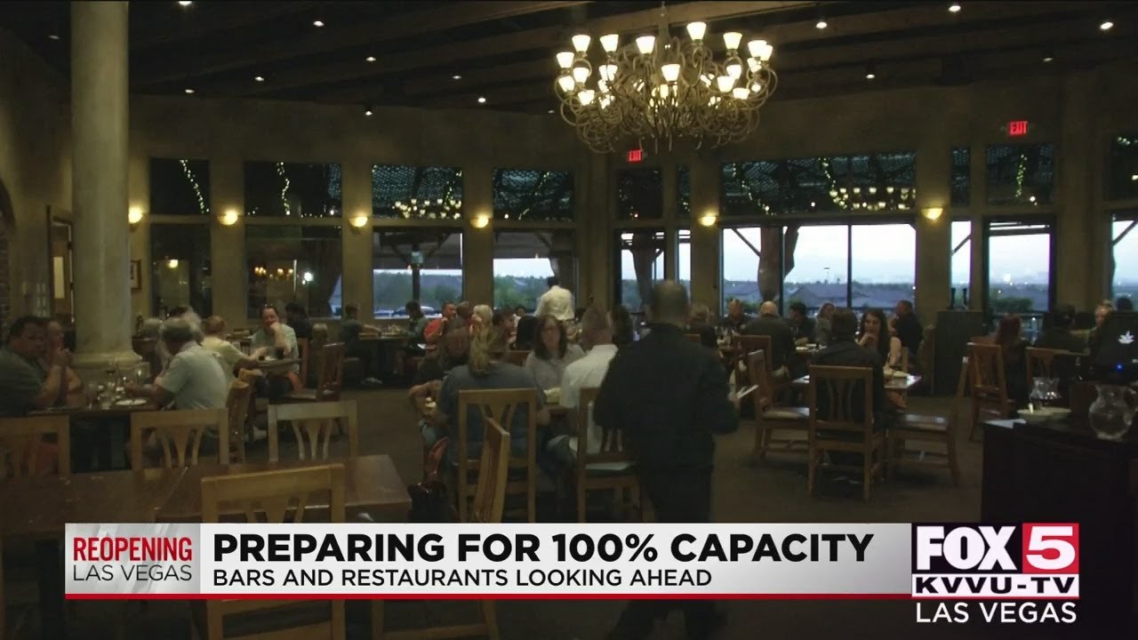 Nevada bars, restaurants look ahead for fully open capacity - YouTube