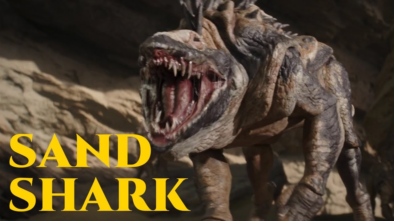 SAND SHARK attack MANDALORIAN PART I - YouTube