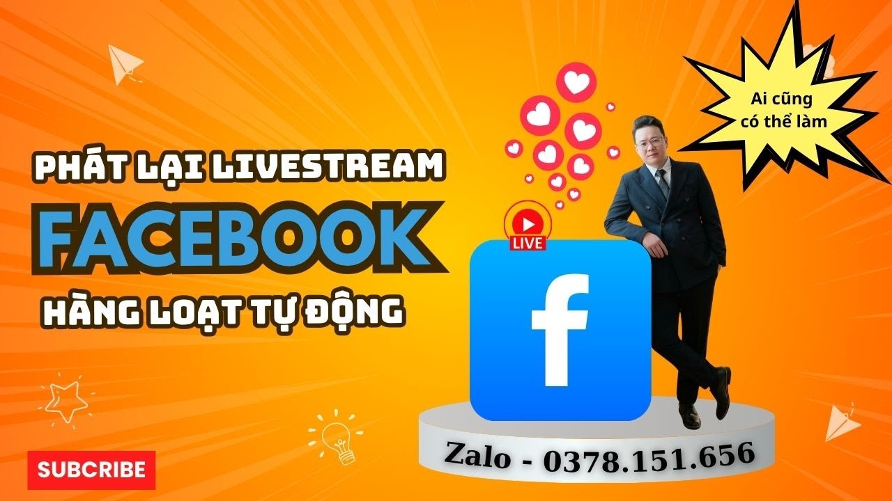 Phát Lại Livestream Facebook Hàng Loạt Tự Động – Nuôi Nick theo tệp ...