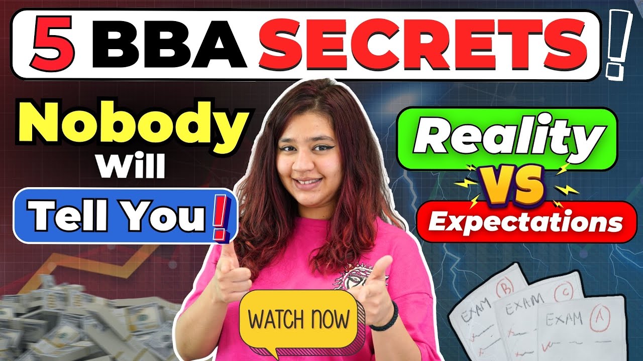 💥5 Things You Should Know About BBA 🤫Secrets Nobody Will Tell You! #BBA ...