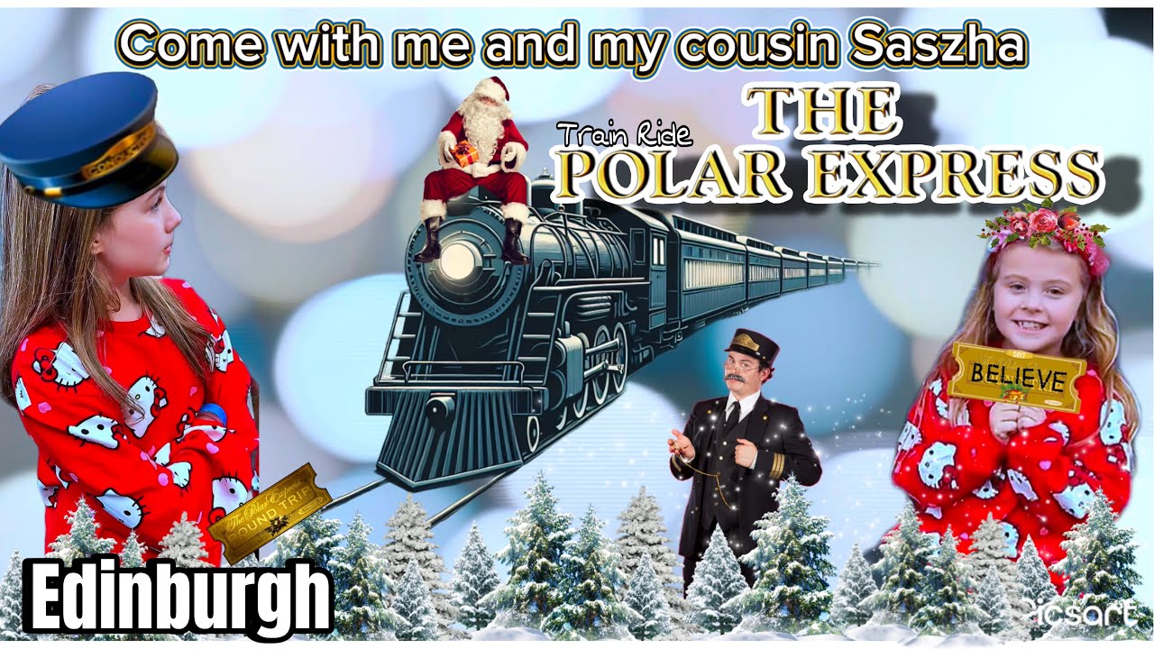 The Polar Express Train Ride Edinburgh || Waverley Station # ...