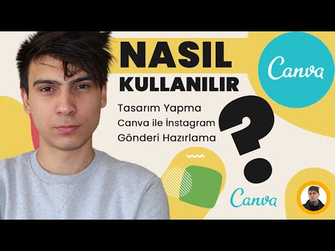 Canva Nasıl Kullanılır? (Canva logo - Canva afiş - Canva İnstagram Post Yapma)