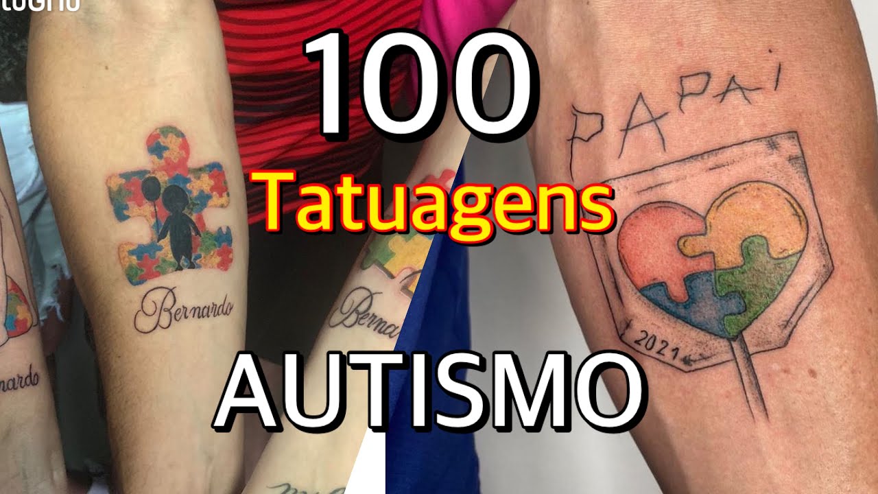 100 ideias de tatuagens de Autismo - YouTube