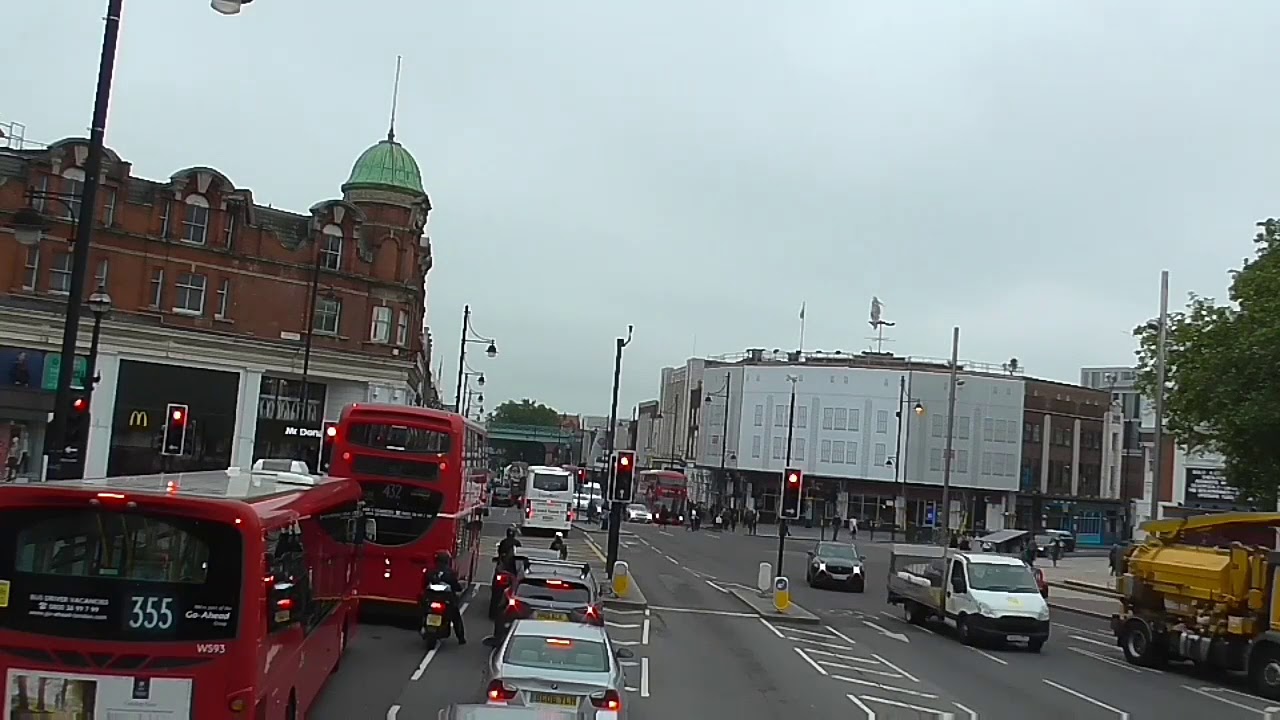 Full Route Visual | Route X68: West Croydon Bus Station - Russell ...