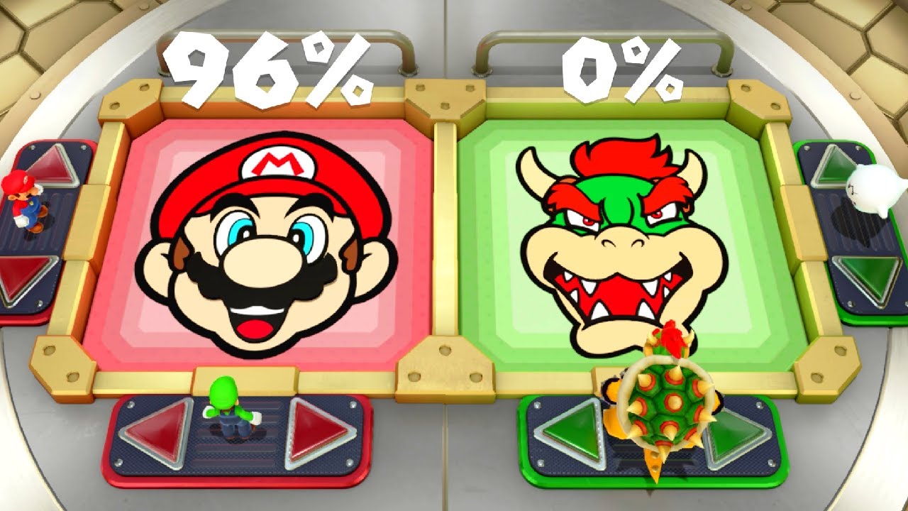 Super Mario Party - Heroes vs Villains Minigame Battle - YouTube