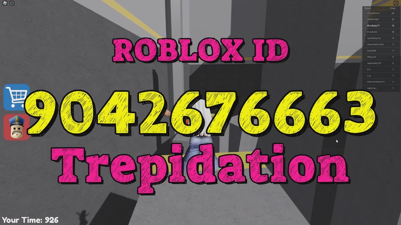 TREPIDATION Roblox Song Codes - BARRY'S Walkthrough GAMEPLAY #roblox # ...