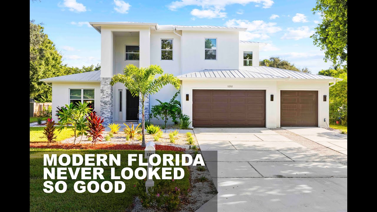 MODERN FT. MYERS FLORIDA HOME - LOOKS SO CLEEAN! [2020] - YouTube
