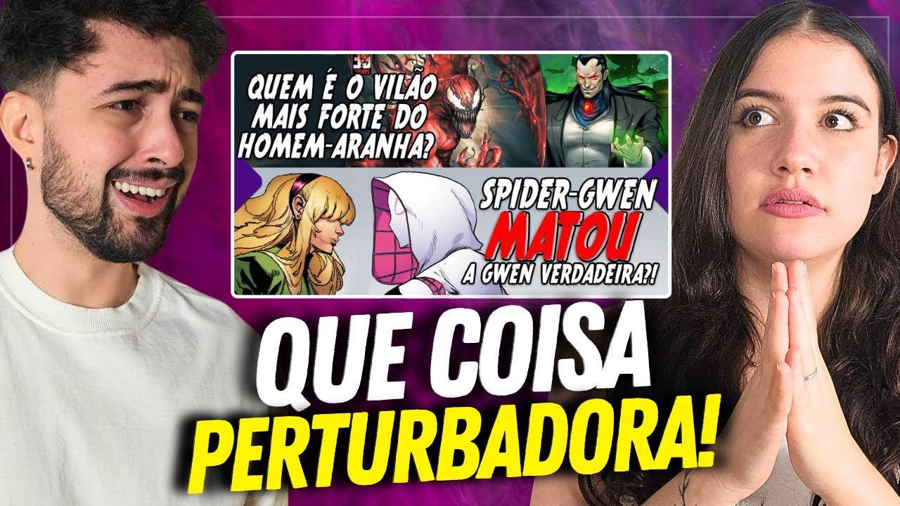 Spider-Gwen destruiu a Gwen Original? + Quem é o vilão mais poderoso do Homem-Aranha? React ...