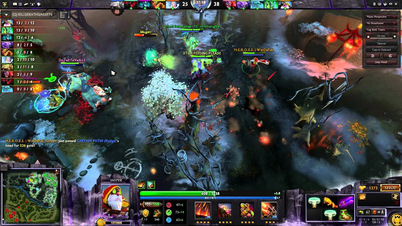 DotA 2 New Bloom Festival Sniper RAMPAGE!!! - YouTube