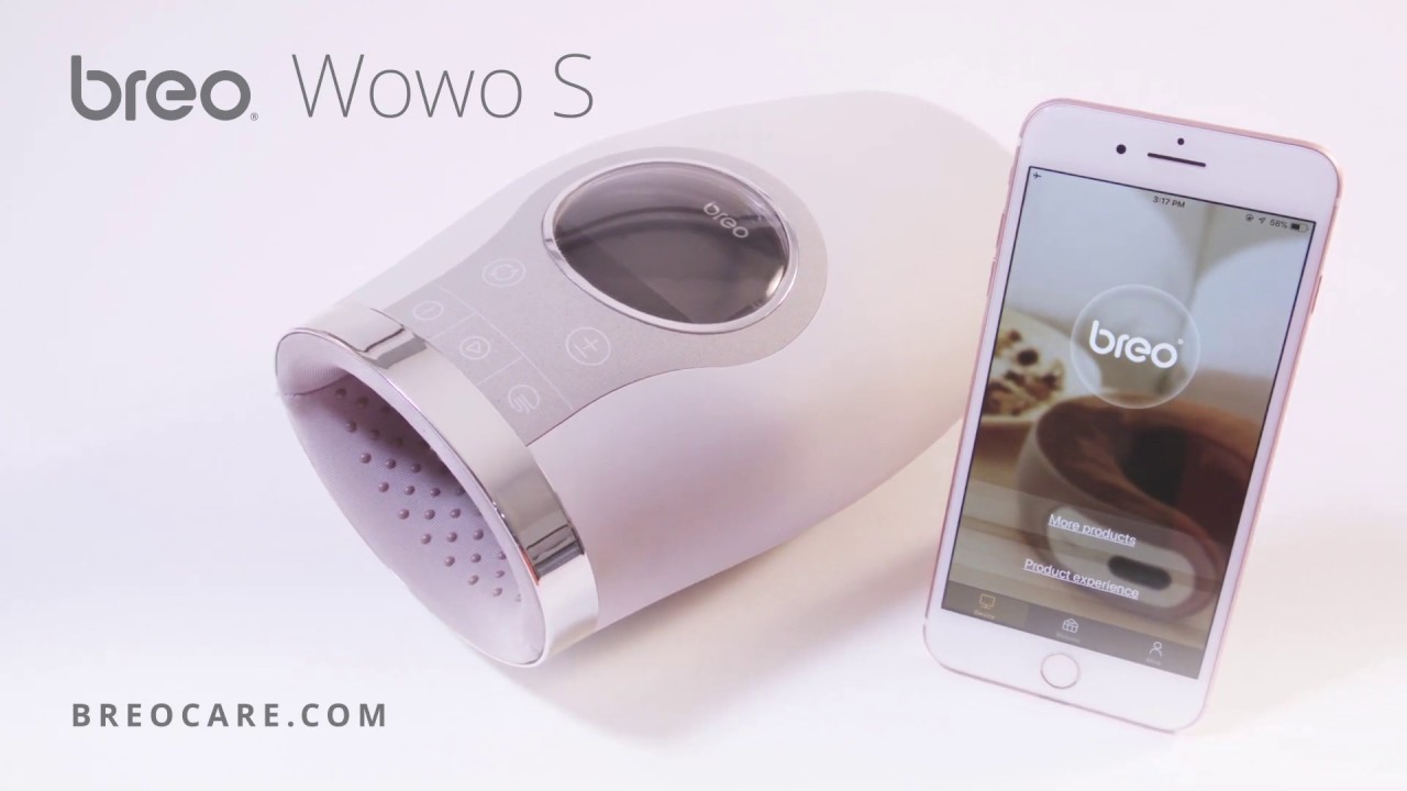 Using Breo APP for Breo WOWOS Hand Massager - YouTube