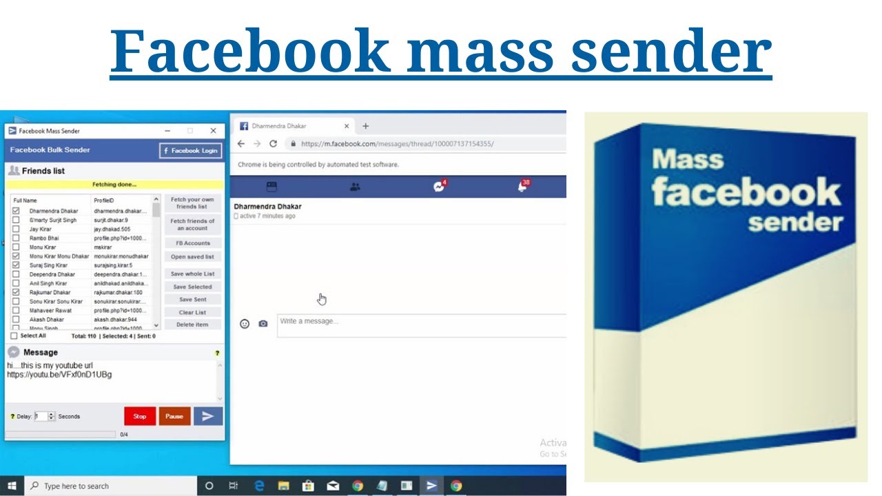 Facebook Mass Sender || Best Marketing Tool In 2021 || Digital ...
