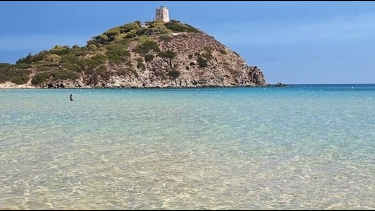 Spiaggia Monte Cogoni Chia - YouTube