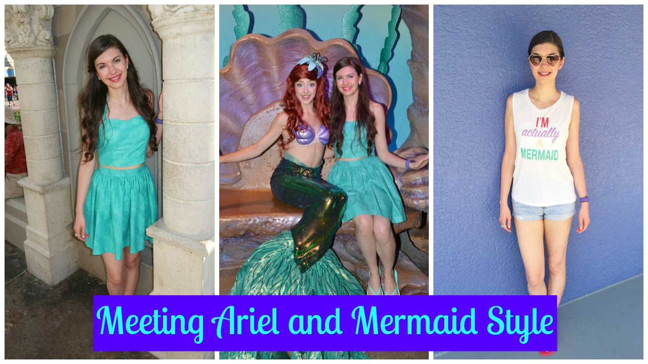 Meeting Princess Ariel at Disney World's Magic Kingdom and Mermaid ...