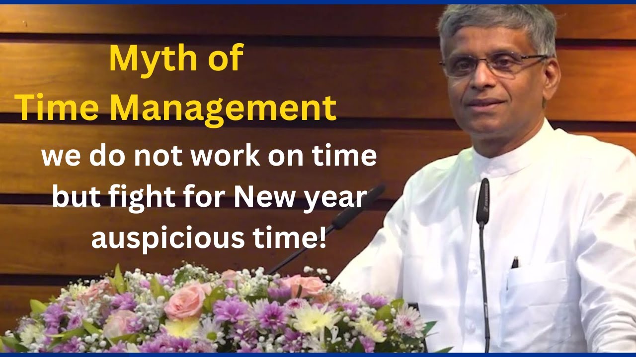 Myth of Time Management. A novel approach to Time Management - YouTube