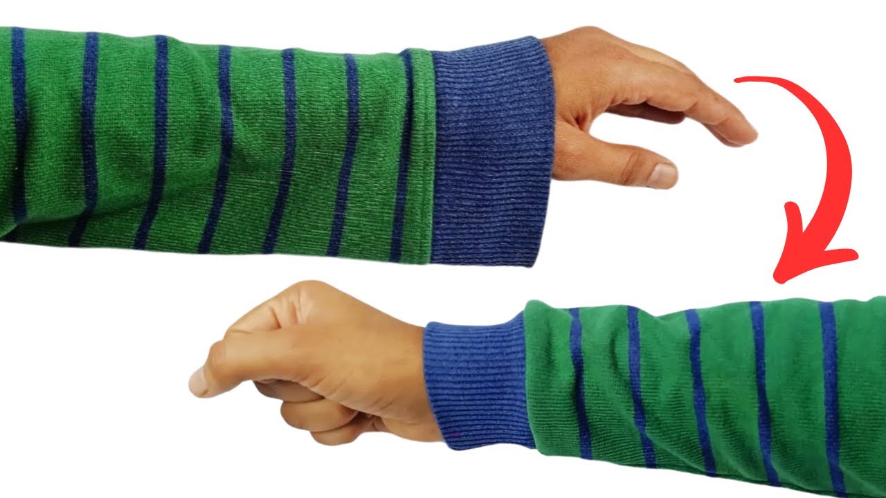 How to Fix Cuffs and Shrink Sleeves in 5 Minutes – Sewing Trick👍🔥Great ...