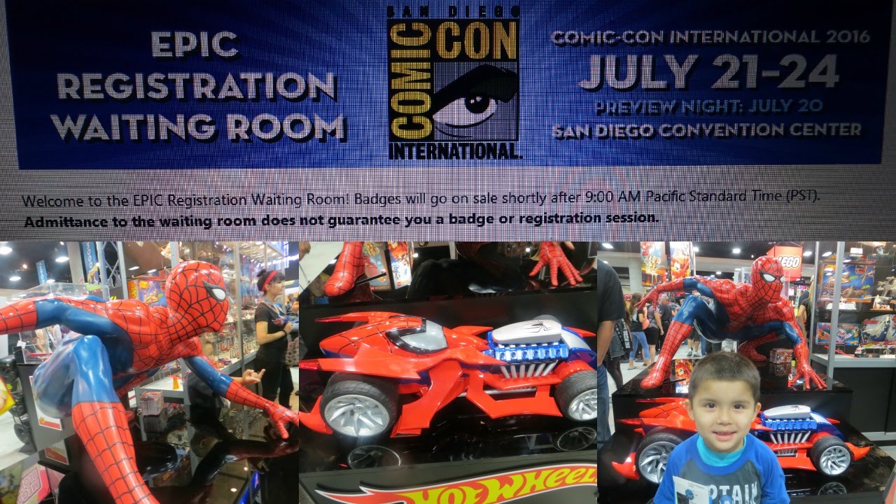 Comic Con 2016 EPIC Registration Waiting Room - YouTube