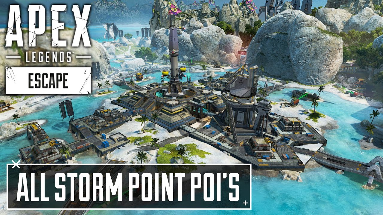 NEW All Storm Point POIs - Apex Legends - YouTube
