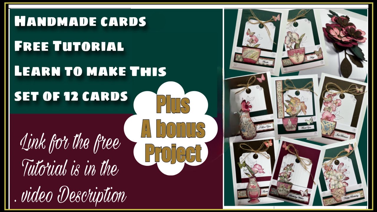 Free DIY handmade cards tutorial - with pattern paper by Stamperia ...