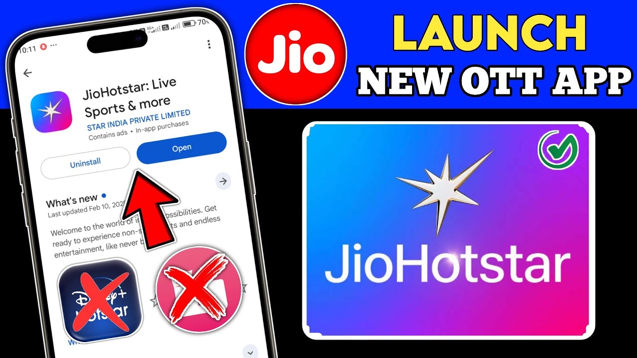 Jio Hotstar Launched | Jio Hotstar Kya Hai | Jio Hotstar Review | Jio ...