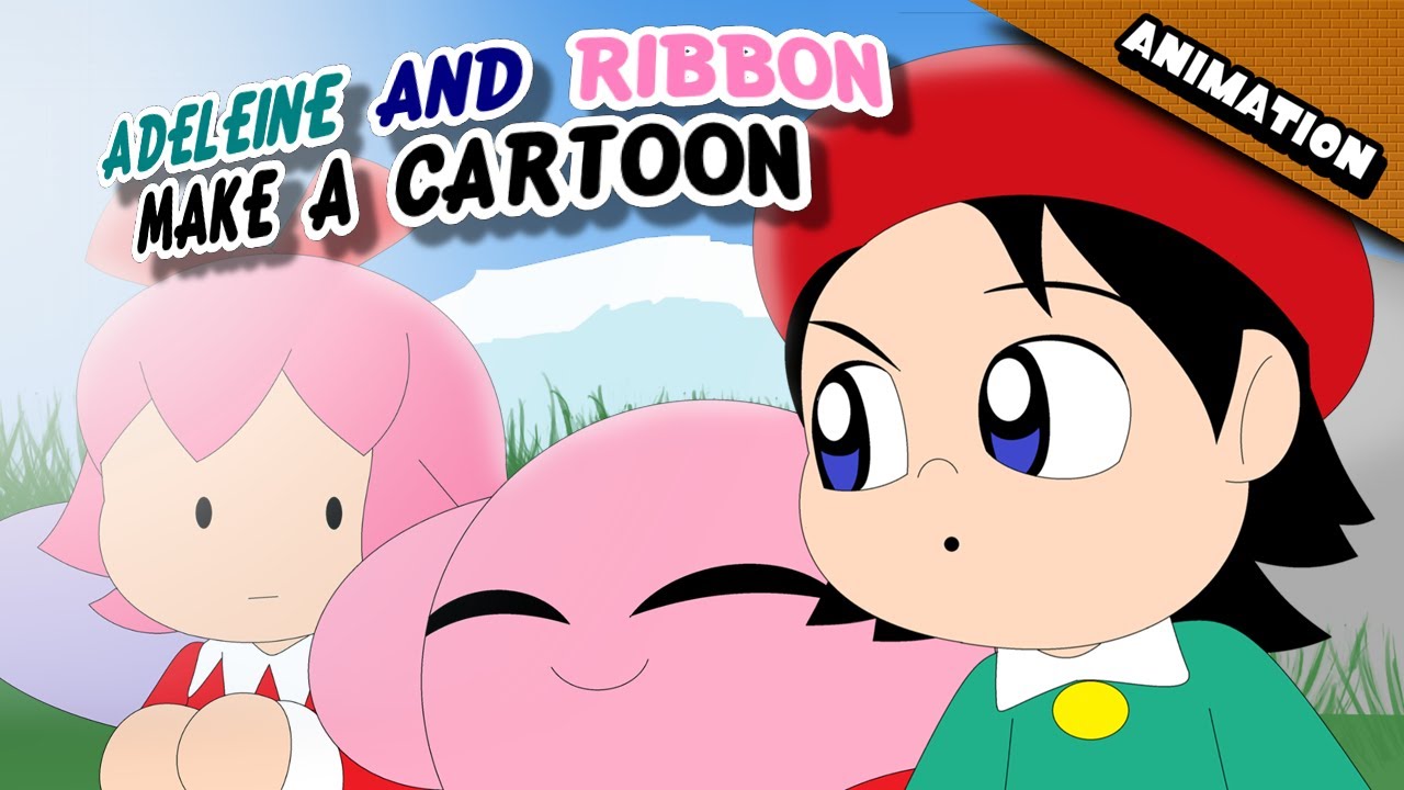 Adeleine and Ribbon Make a Cartoon - YouTube
