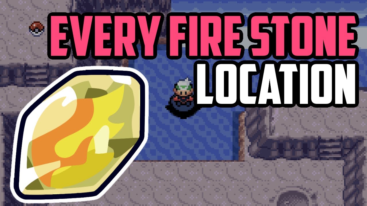 Where to Find Fire Stones (All Methods) - Pokémon Emerald - YouTube