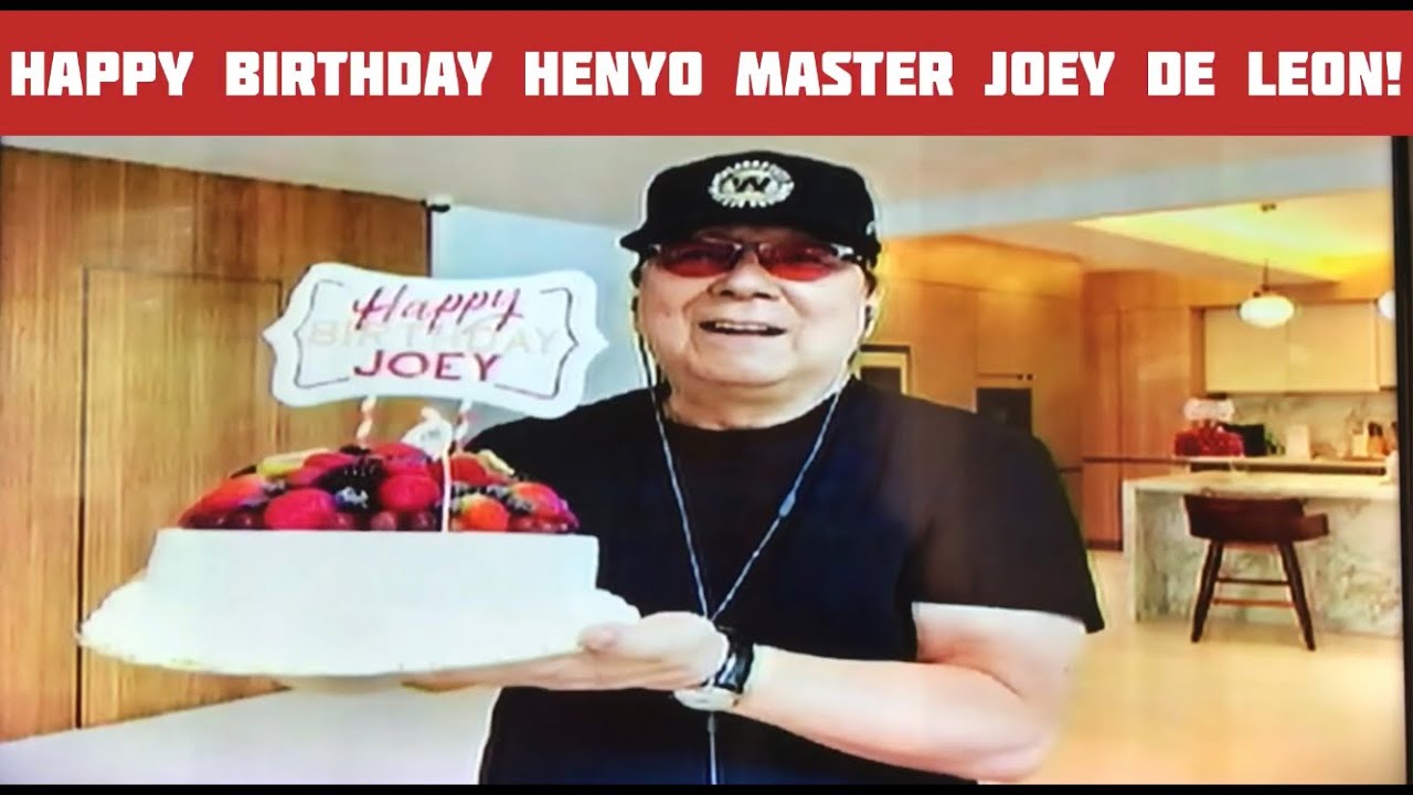 Happy birthday Henyo Master Joey de Leon! - YouTube